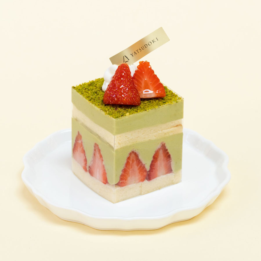 Pistachio & Matcha shortcake – Yatsudoki